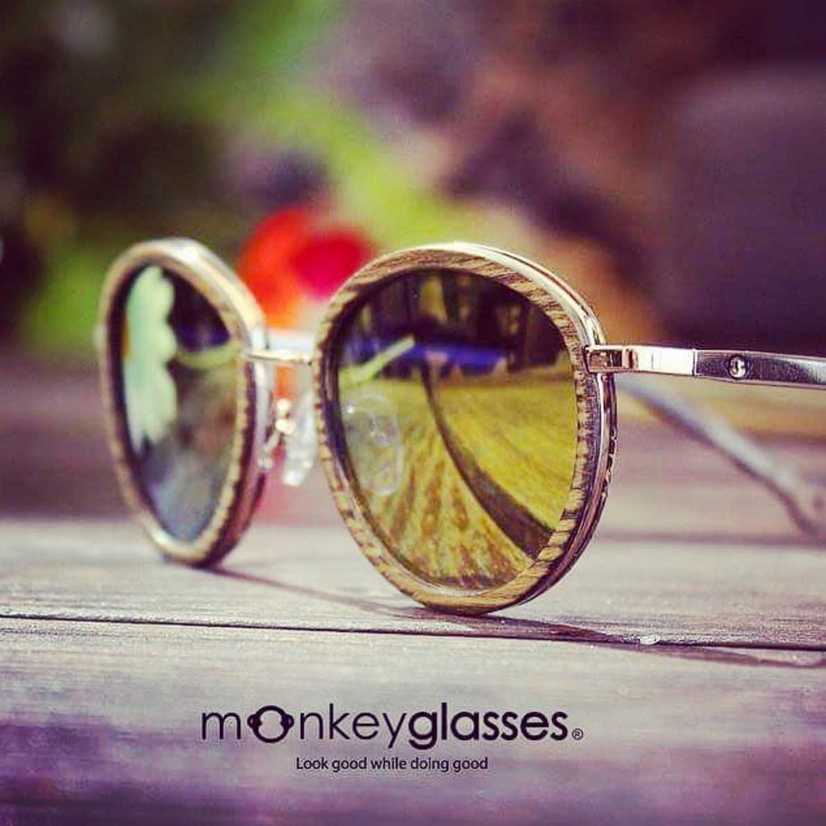 Get the sustainable MonkeyGlasses and support the Orangutans! - WonderWood